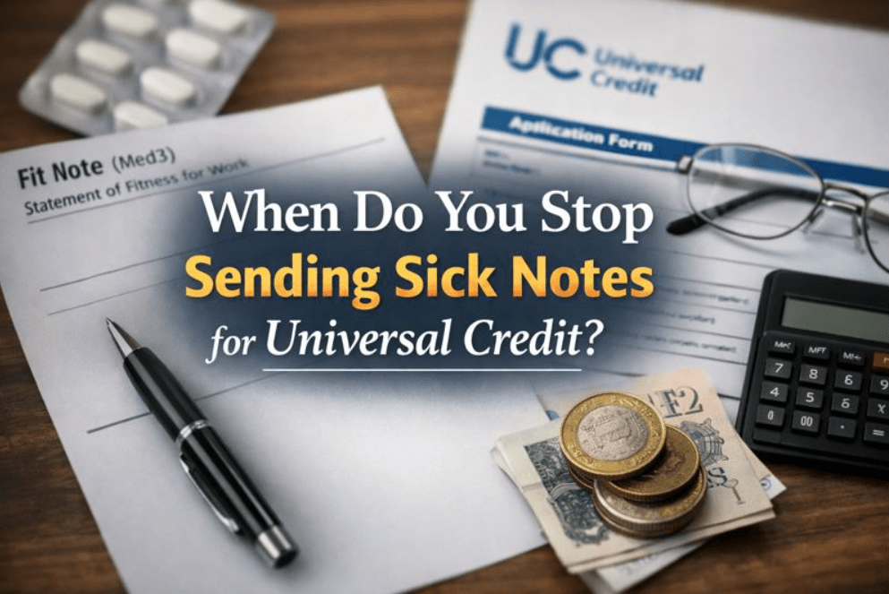 When Do You Stop Sending Sick Notes Universal Credit? UK