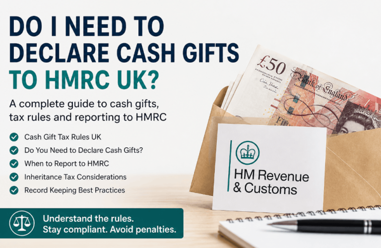 Do I Need to Declare Cash Gifts to HMRC UK? (2026 Guide)